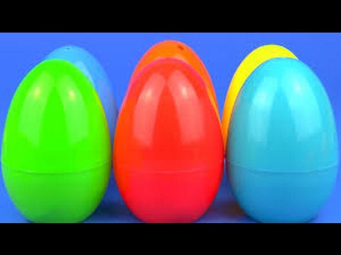 LEARN COLORS with Surprise Eggs and toys - YouTube