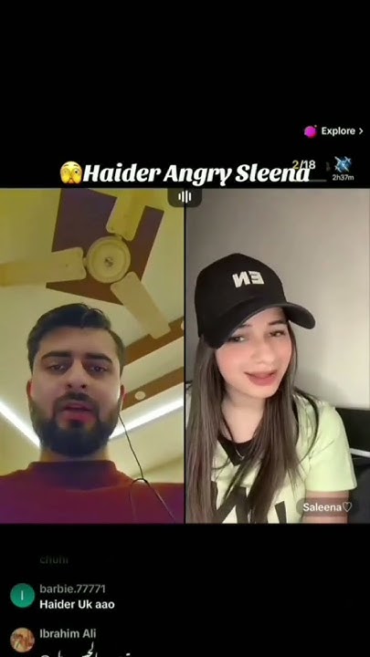Haider Shah Angry With Saleena. #live #rajabfamily #haidershah # ...
