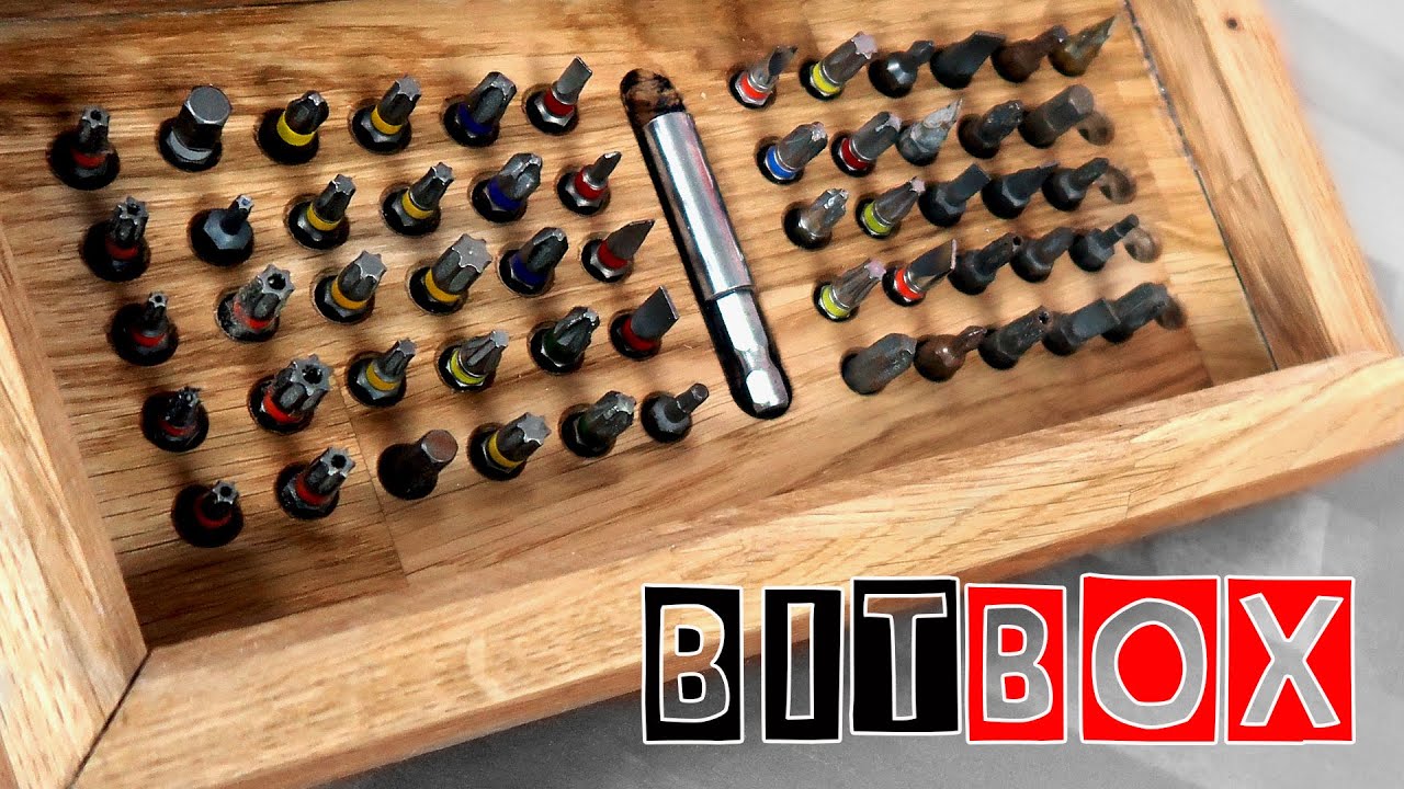 Aufbewahrungs-Box für Bits | Bit Box Storage | DIY | Let's Pfusch - YouTube