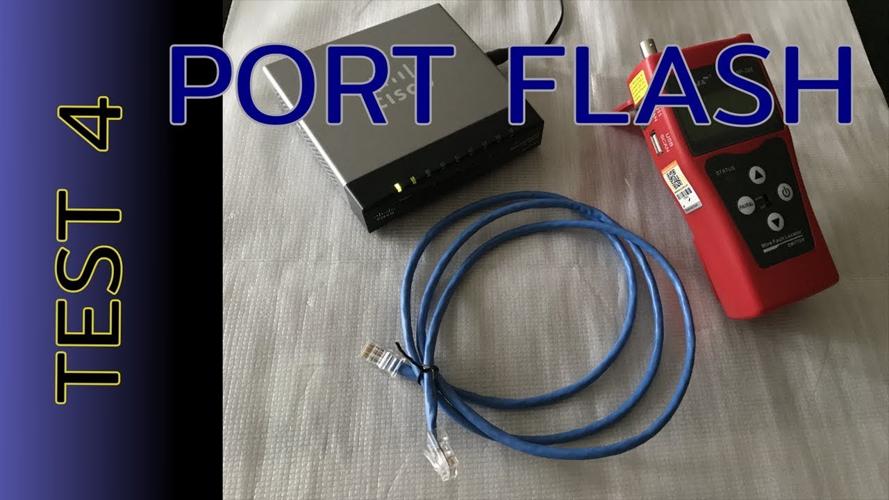 Test #4 - Noyafa NF-308 (LAN tester) – Función “Port Flash” - YouTube
