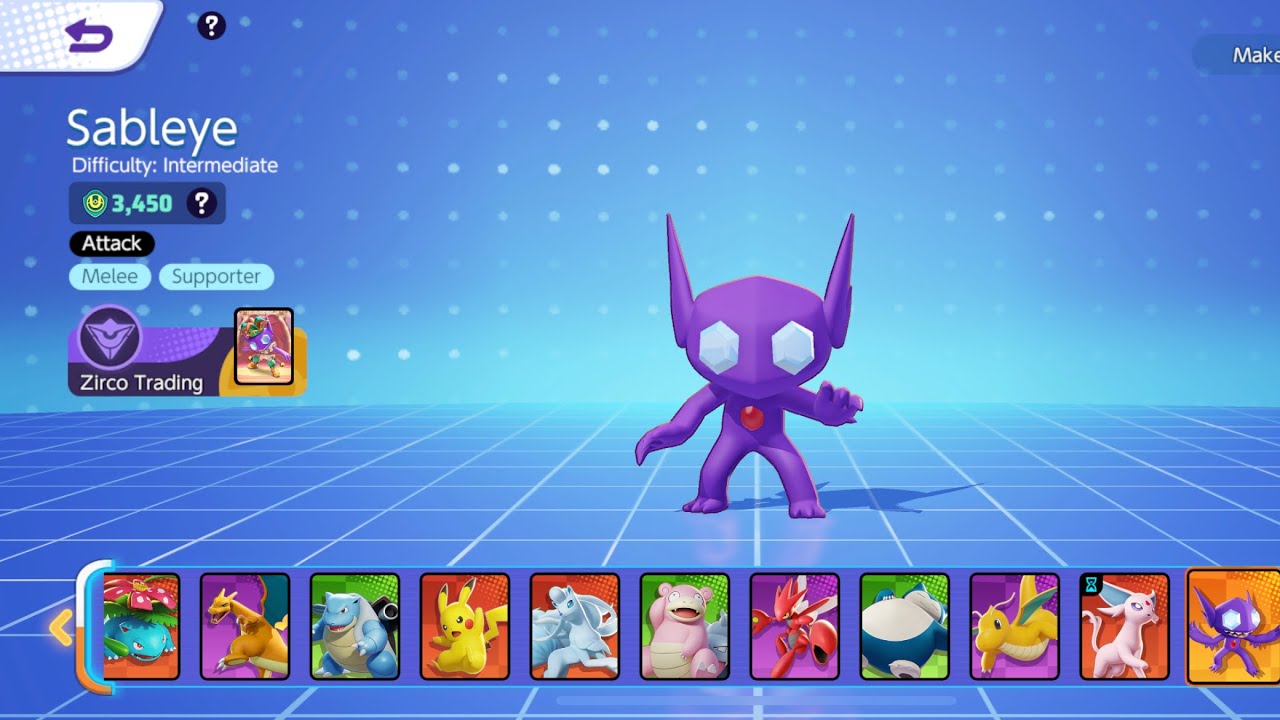 Pokemon unite | Master lobby | Sebleye play | 1 Sided Play - YouTube