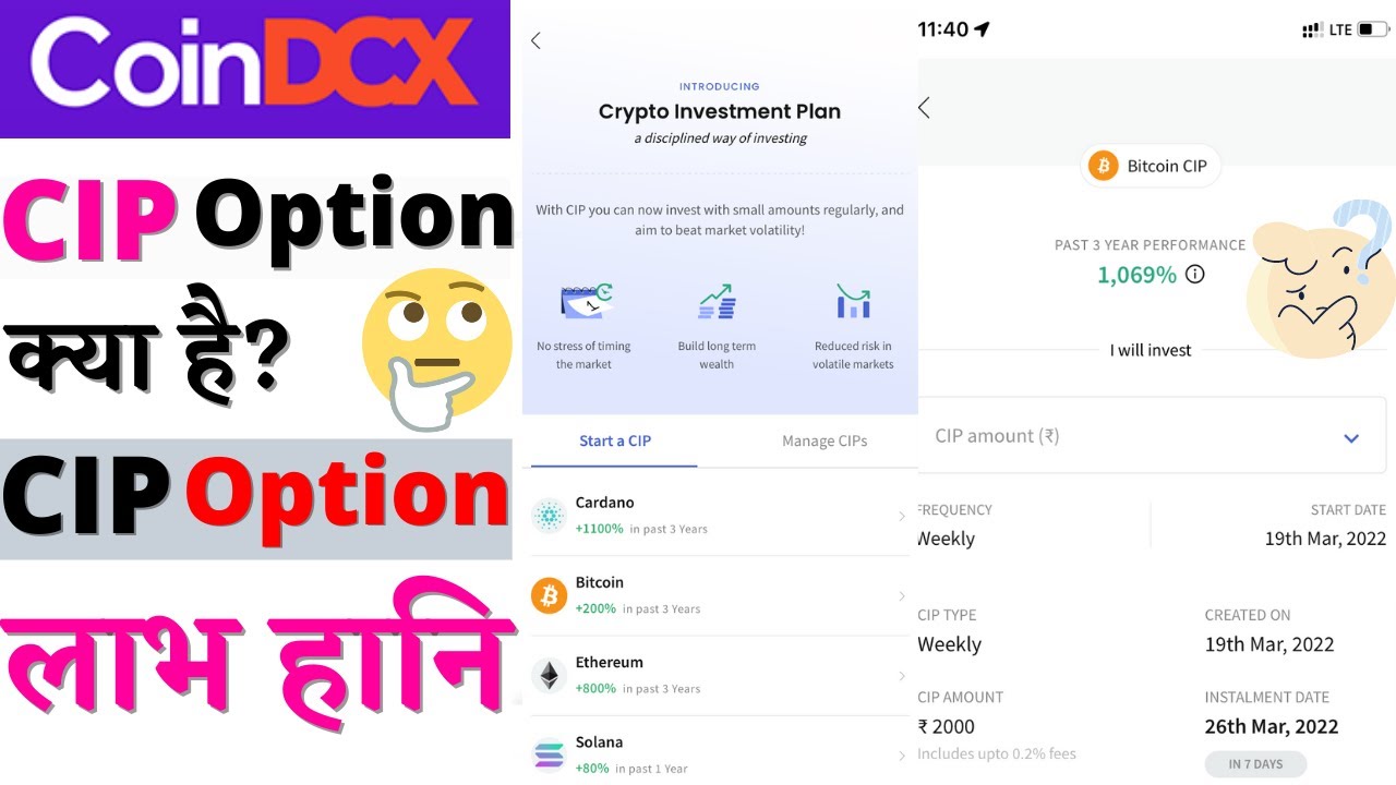 How To Use CoinDCX CIP New Option | Buy & Sell CIP | A To Z Explain ...
