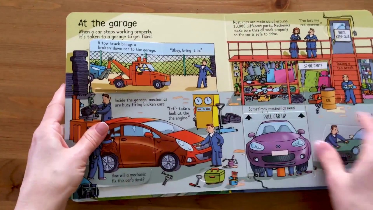 Look inside Cars - Usborne - YouTube