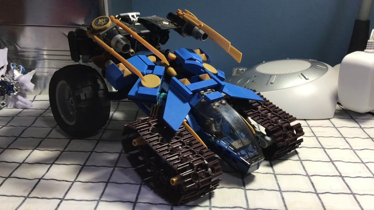 Ninjago moc/revamp: Jay’s thunder raider and Cole’s earth mech - YouTube