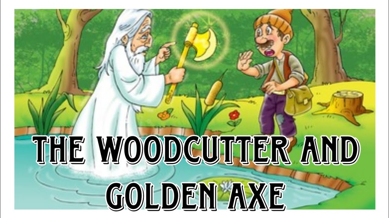 The Woodcutter And The Golden Axe!! #moralstories - YouTube