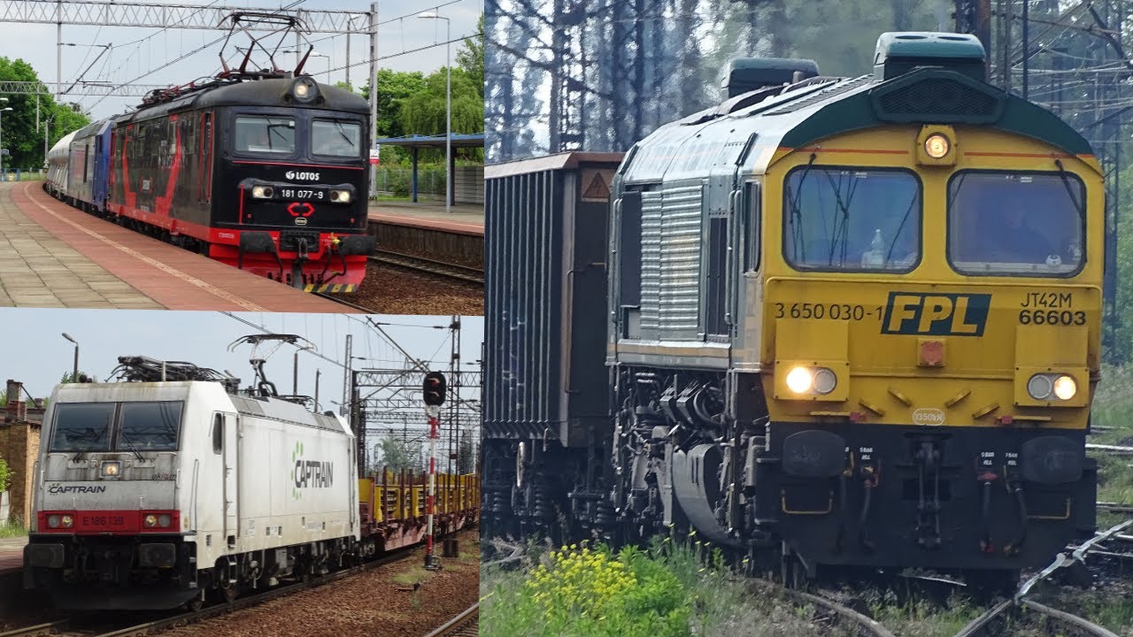 Class 66 Freightliner Polska, 181 077-9 & BR285-128 LOTOS, E186-139 ...