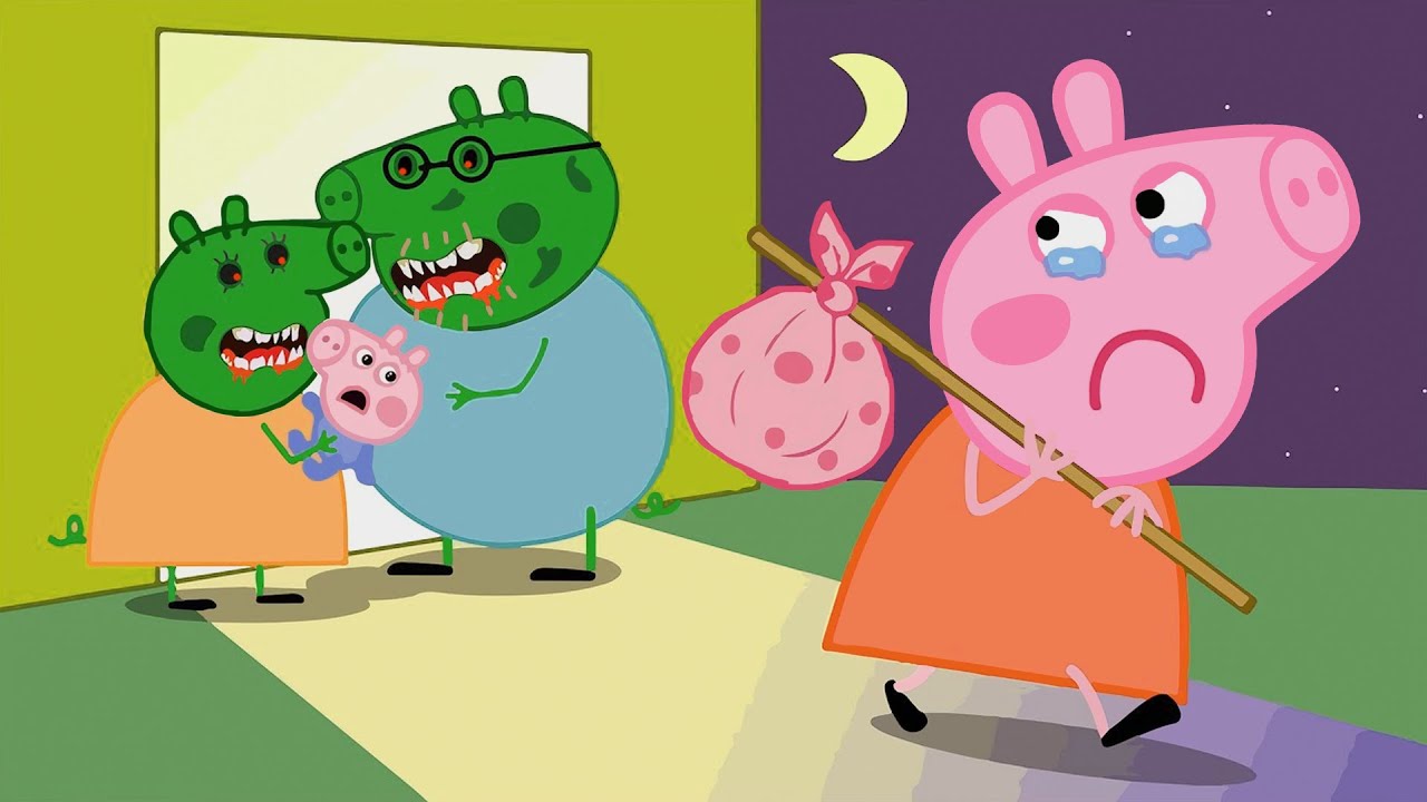 Goodbye Zombie Peppa Pig, Please Come Back Home | Peppa Pig Funny ...