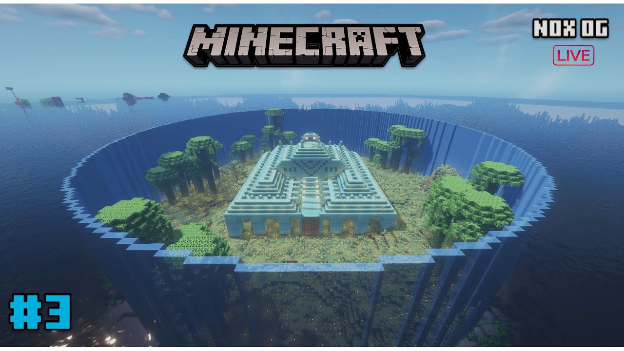 Lets decorate Ocean Monument part 3 In Minecraft Survival @GamerFleet ...