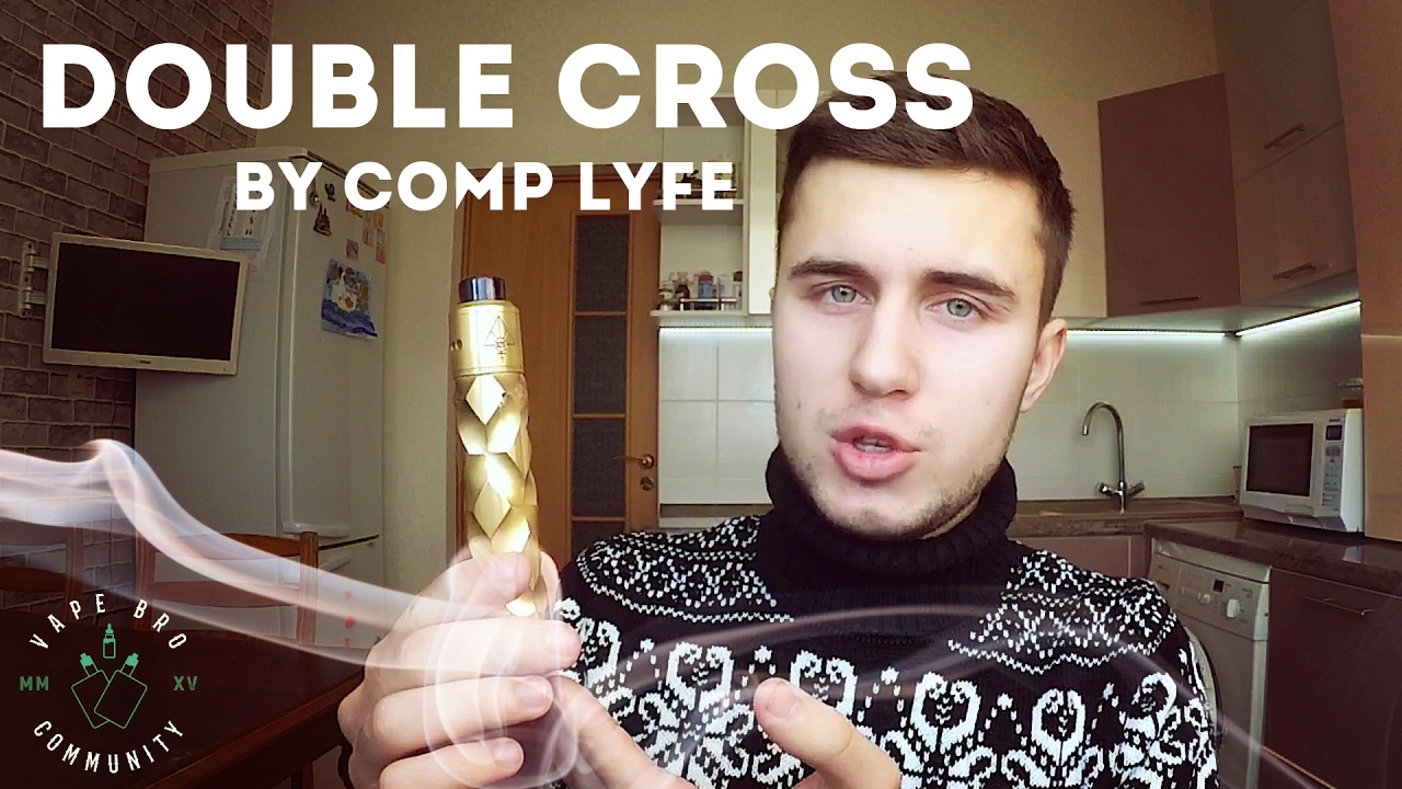 VAPE&BRO | ОБЗОР | The Double Cross Mod by Comp Lyfe - YouTube