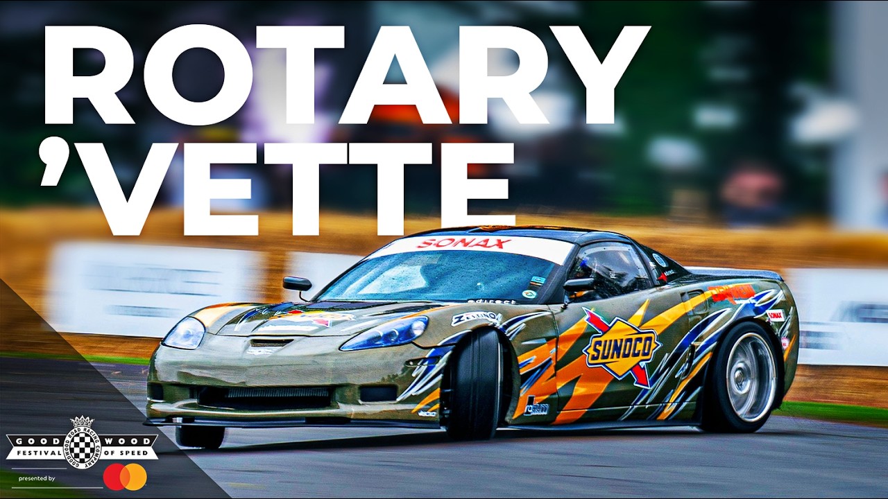 1,000PS Corvette C6 with a Mazda RX-7 rotary engine is the perfect ...