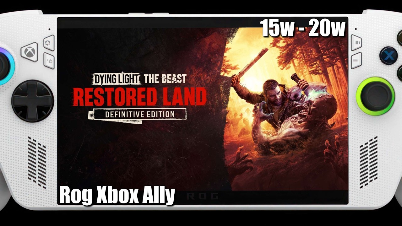 Dying Light The Beast Restored Land | Rog Xbox Ally | Performance Test ...