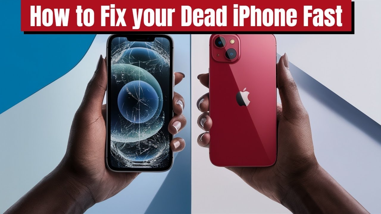 iPhone completely dead? here's what to do - YouTube