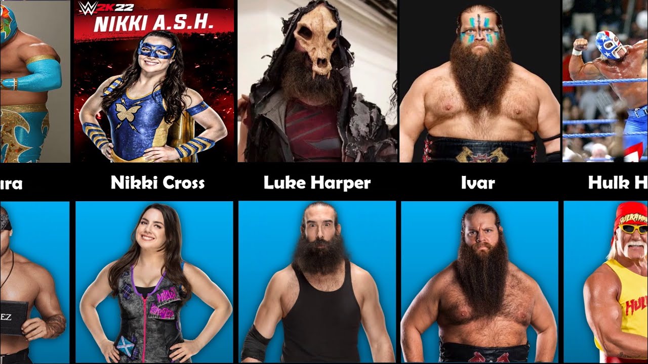 WWE Superstars With & Without Face Paint & Mask - YouTube
