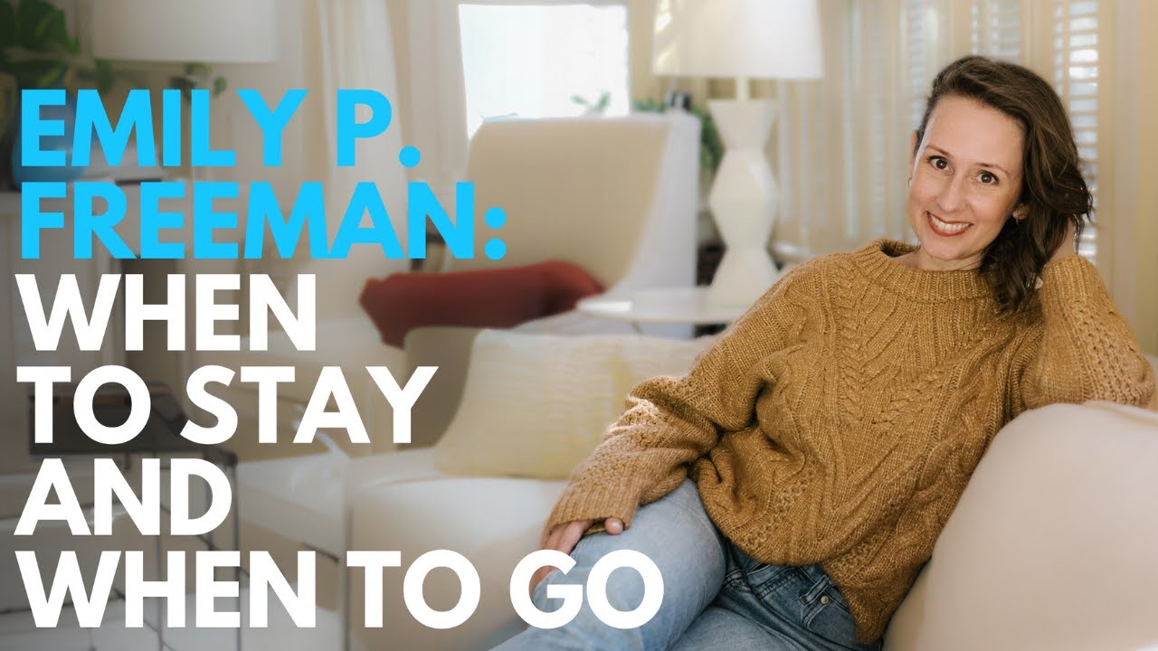 Emily P. Freeman on When to Stay and When to Go - YouTube