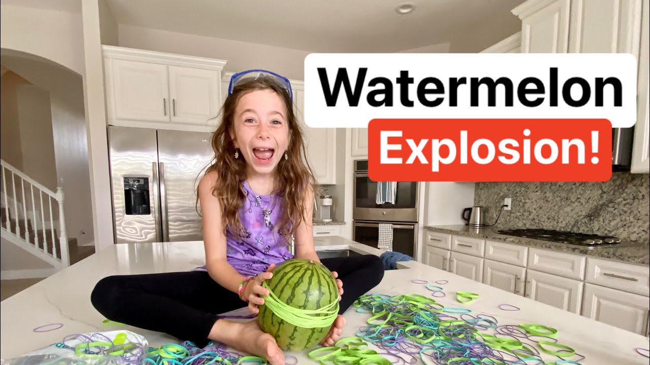 Watermelon EXPLOSION!😬 It's HUNGRY!🤦‍♀️ - YouTube