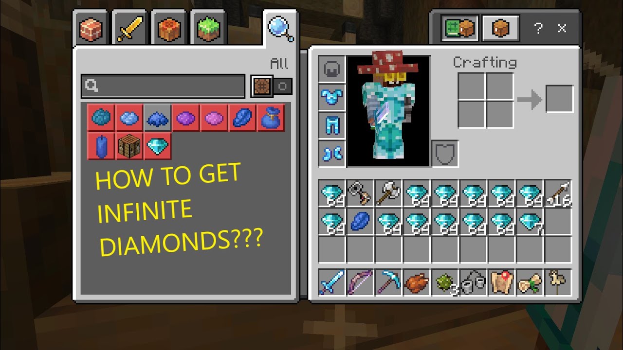 How to get infinite diamonds in the minecraft live event? | Also level ...