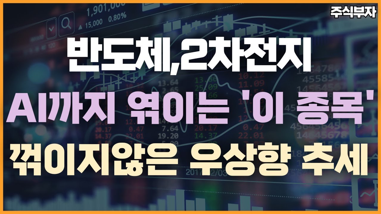 주식 반도체2차전지 그리고 Ai까지 엮이는 이 종목 꺾이지않은 우상향 추세국면 솔루스첨단소재 무상증자 에코프로 에코프로비엠 에코프로머티리얼즈 에코프로에이