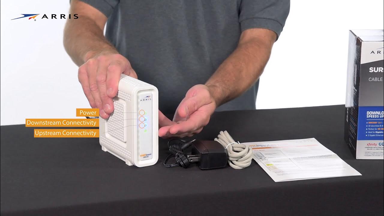 Installing and Activating Your ARRIS SURFboard DOCSIS 3.1 cable Modem ...