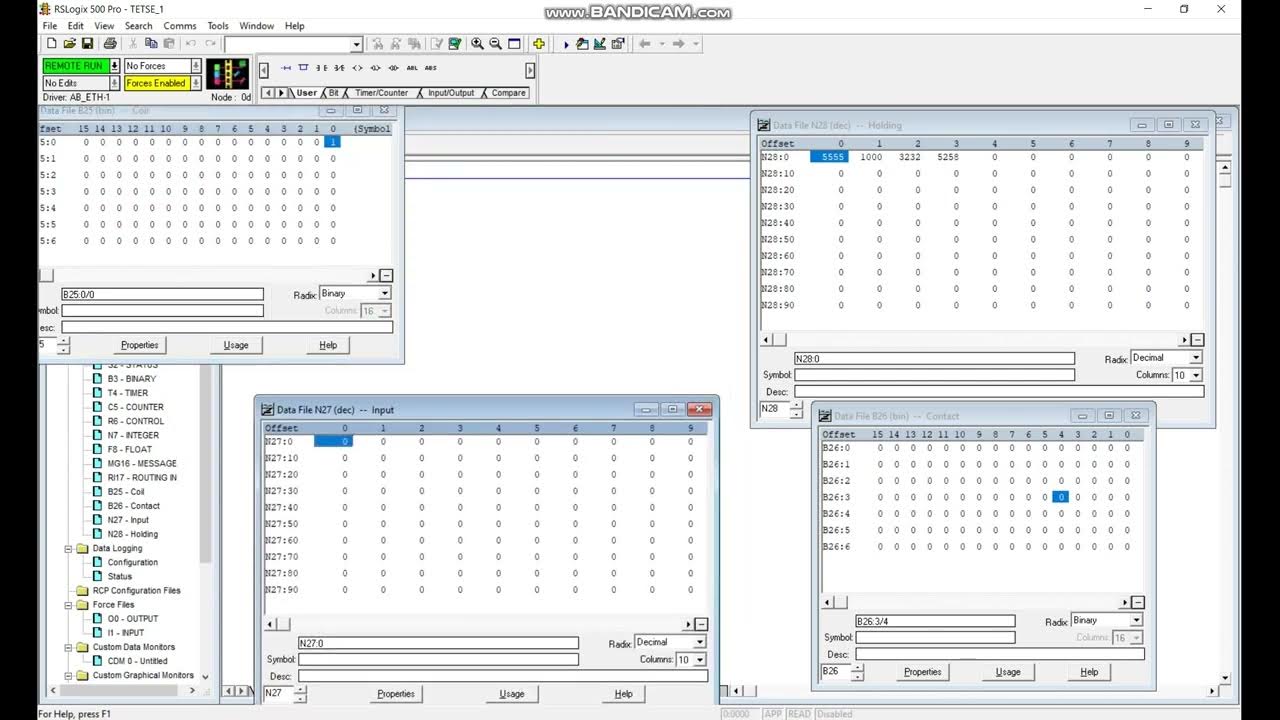 #Micrologix 1400 PLC Communication with Modscan.. - YouTube