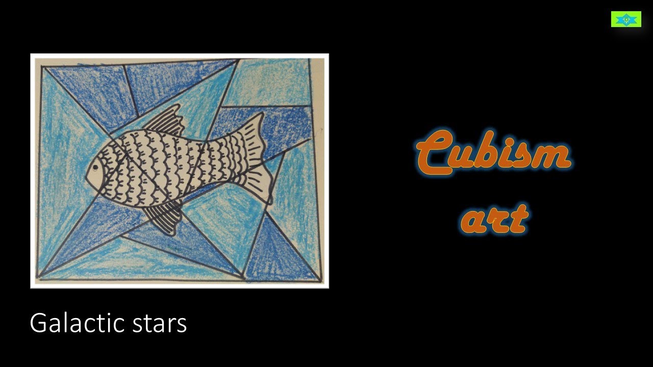 Simple Cubism art - Fish🐟 - YouTube