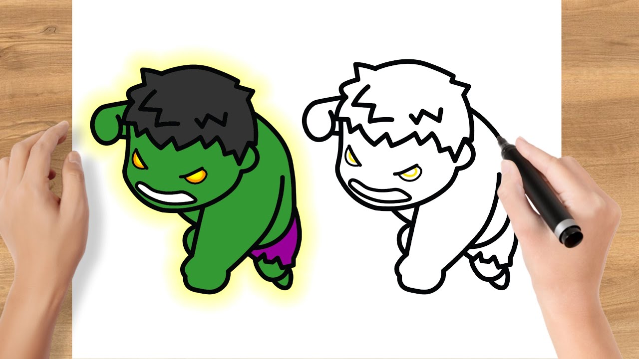 How to Draw HULK Easy | Drawing HULK Step by Step - YouTube