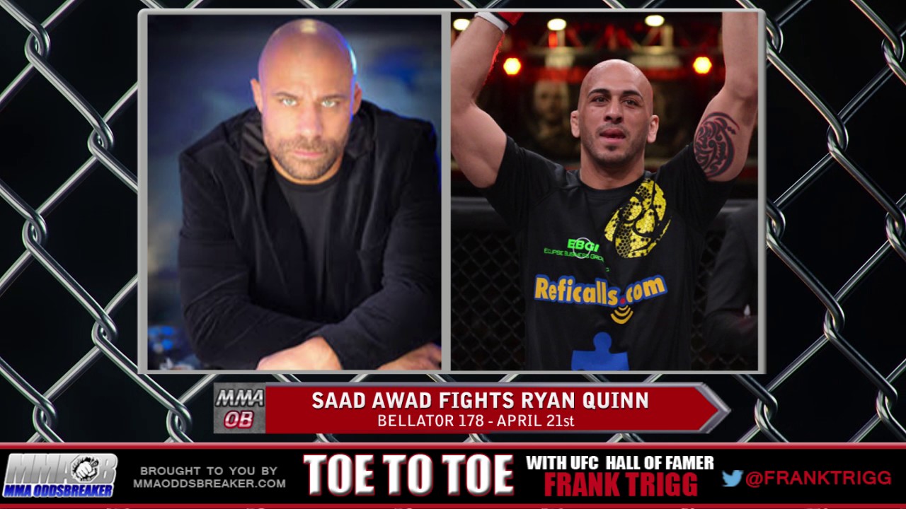 Frank Trigg Interviews Bellator 178's Saad Awad - YouTube