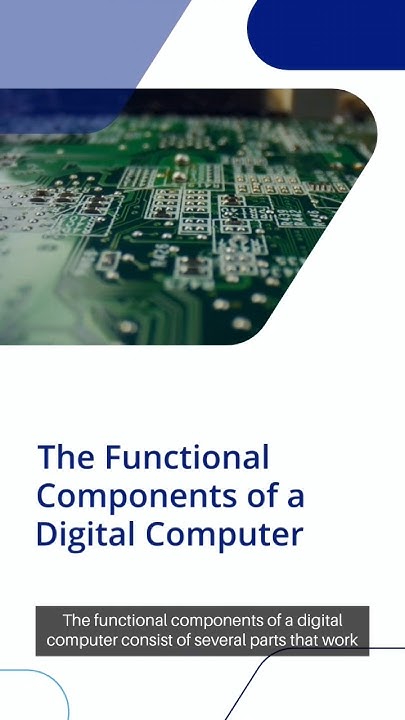 Functional Components of Digital Computer System #digital #computer #system #function - YouTube