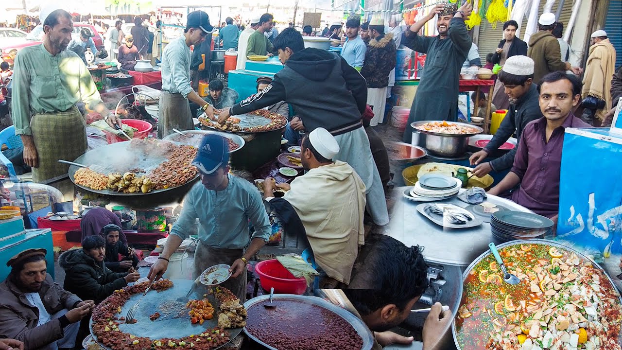 Traditional Street food in Marko Bazaar | Subha Ka Nashta | Shenwari ...