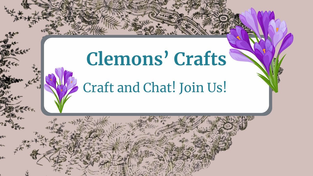 Friday Night Craft and Chat - I'm Home! - YouTube