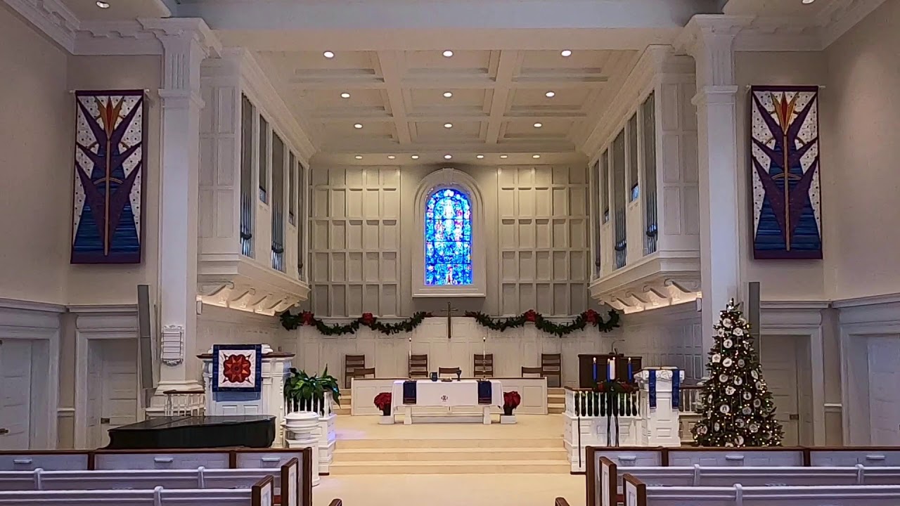 Ladue Chapel Advent Parament Tour - YouTube