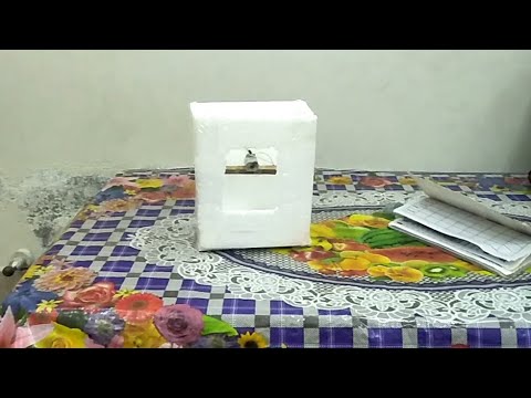 how to make a cooler at home science project 😜😄 - YouTube
