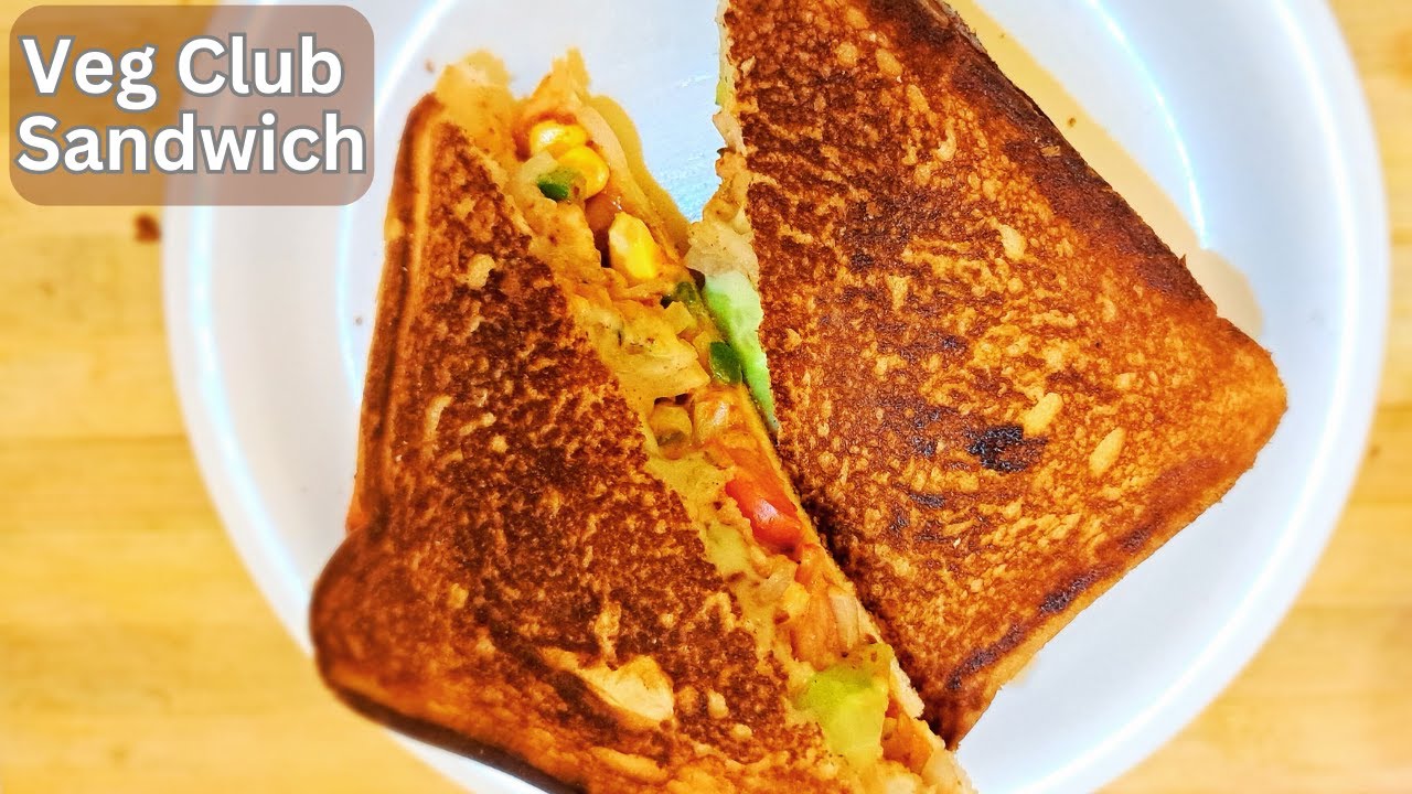 Veg Club Sandwich | Veg Mayo Sandwich | Breakfast Recipe | Easy ...