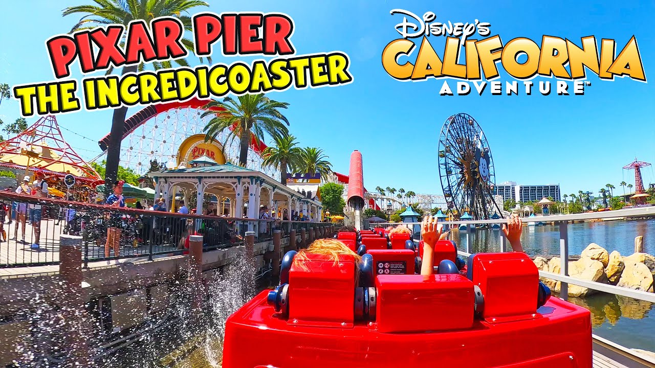 Ride The Incredicoaster at Pixar Pier, Disney California Adventure ...