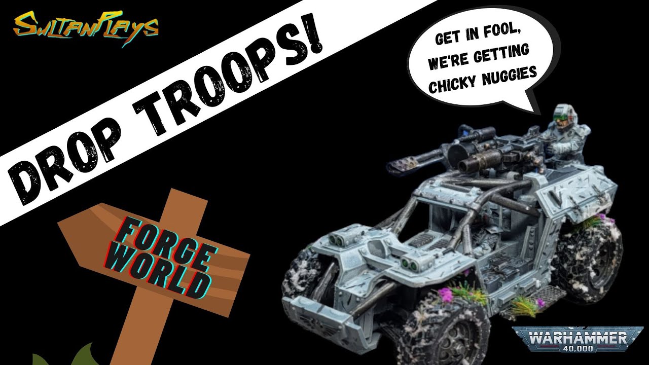 Messing with an out of production Forge World model! Elysian Drop Troop ...