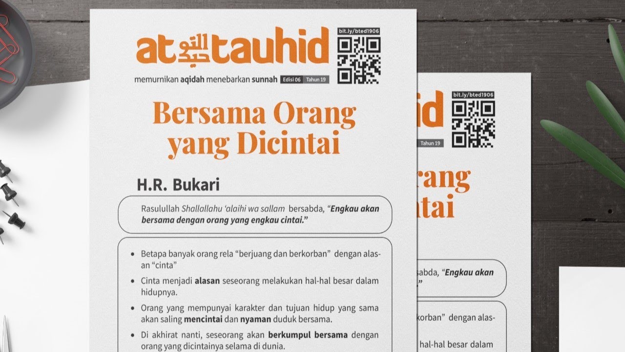 Kajian Bedah Buletin At Tauhid || Bersama Orang yang Dicintai || Ustadz ...