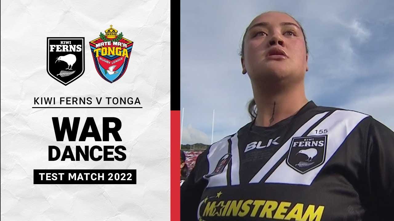 Kiwi Ferns v Mate Ma'a Tonga | Pre-game War Dances | Pacific Test Match ...