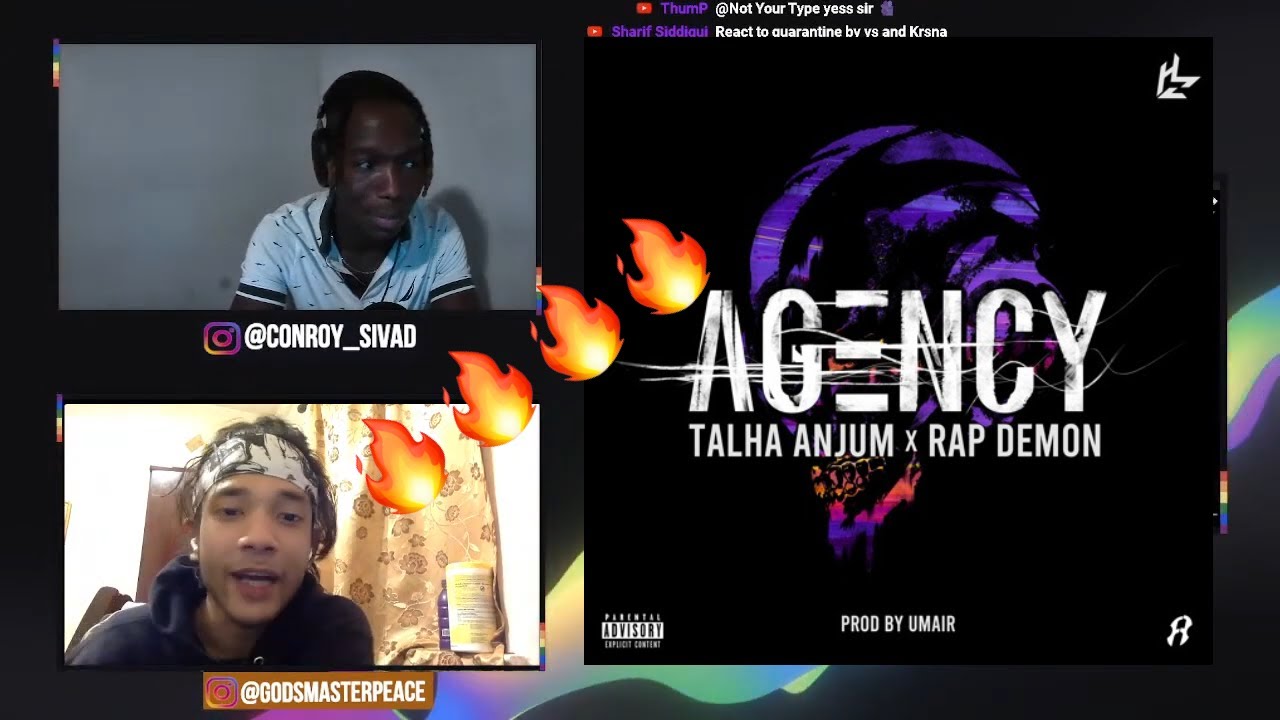 Rapper REACTS to Talha Anjum x Rap Demon- Agency| Prod. by UMAIR - YouTube