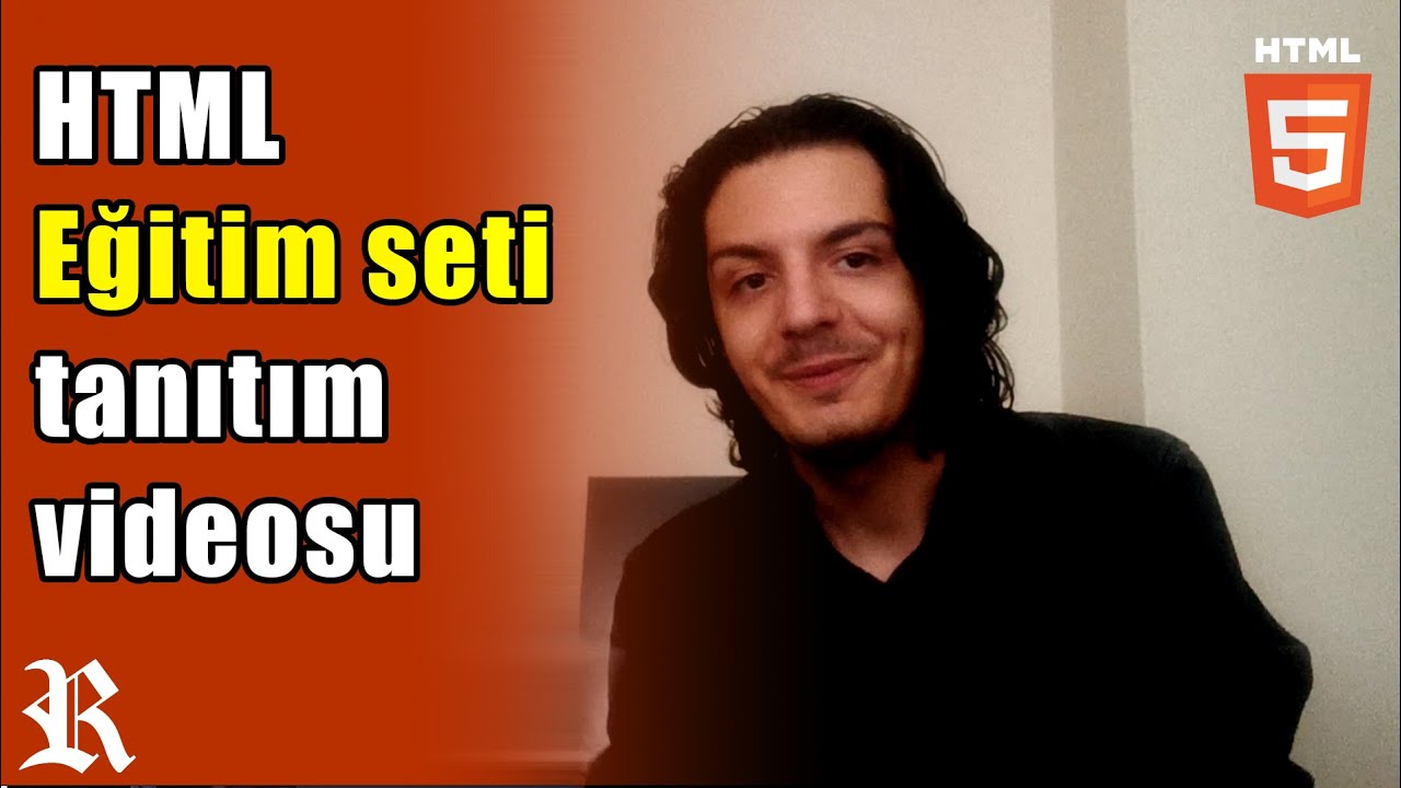 HTML temelleri #0 Eğitim serisi tanıtımı - YouTube