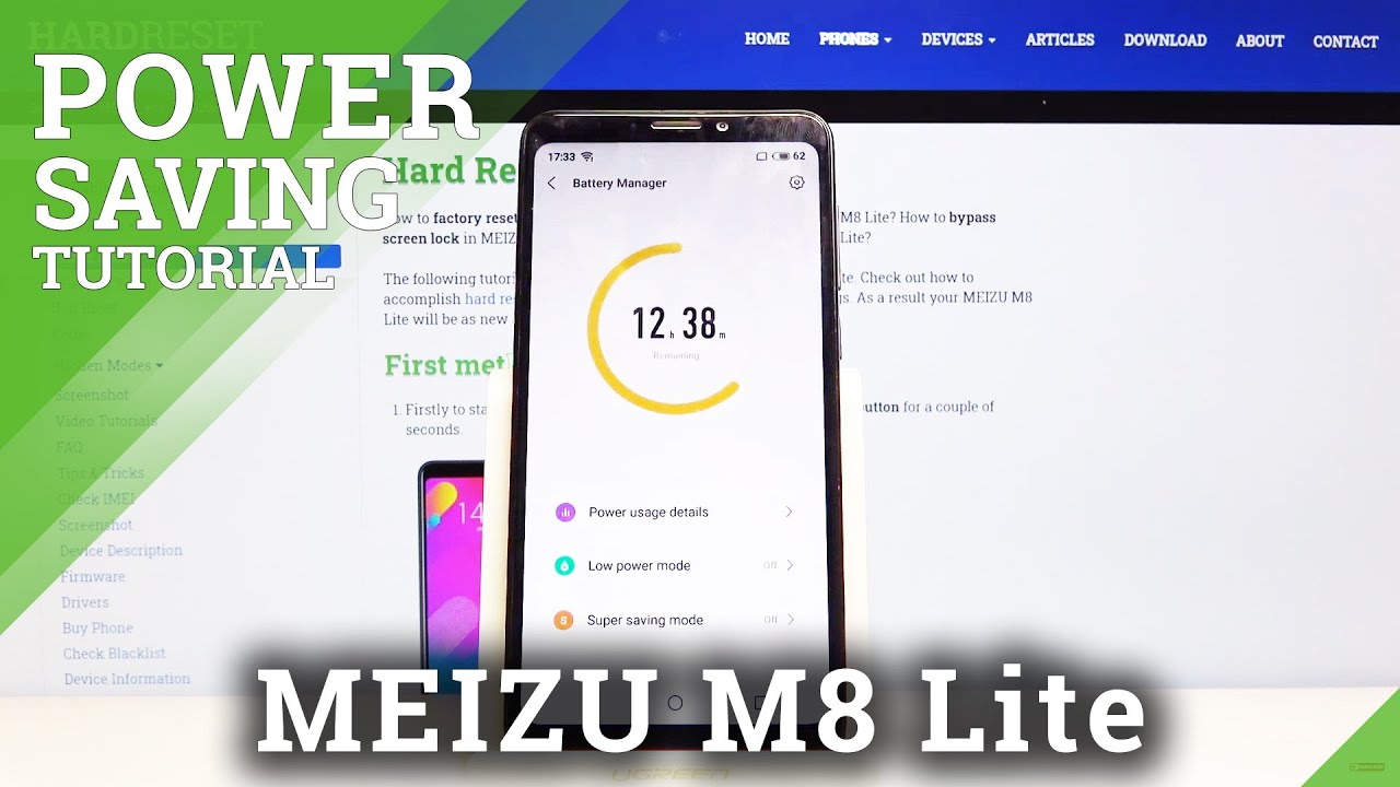 How to Extend Battery Life in MEIZU M8 Lite – Switch On Power Saving ...