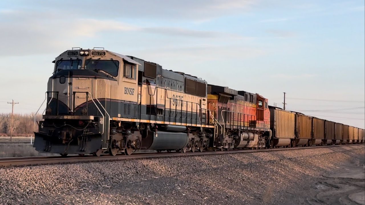 BNSF #6373 Led’s The SB C-EBMHAF0-10A Though Old Pueblo Road, Fountain, CO With DP MAC Unit 2/24 ...