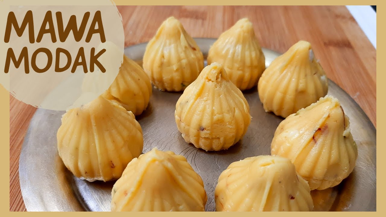 Mawa/Khoya Modak Recipe | Milk Powder से मोदक बनाने की विधि | गणपति ...