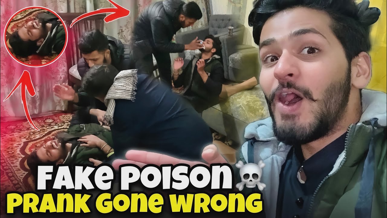 Fake Poison ☠️ Prank On My Cousin Gone Wrong 😱 | Yeh To Dar Gya Tha 😔 ...