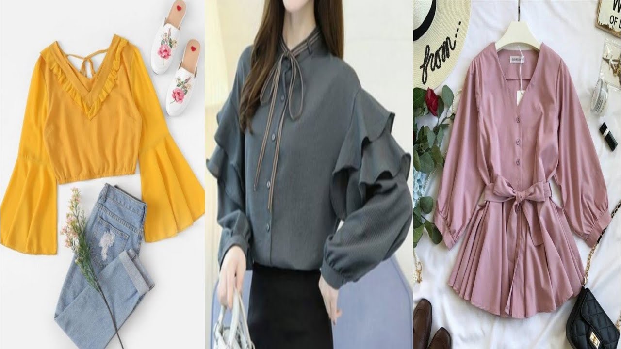 Tops Designs Collection For Girls| New Tops Designs - YouTube