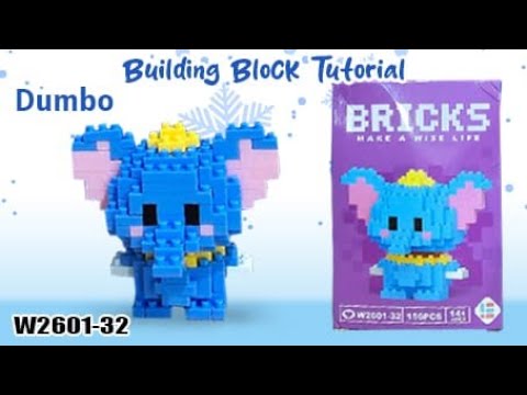 SIMULATED BUILD MINI LEGO BRICKS NANO BLOCKS MAKE A WISE LIFE W2601-32 ...