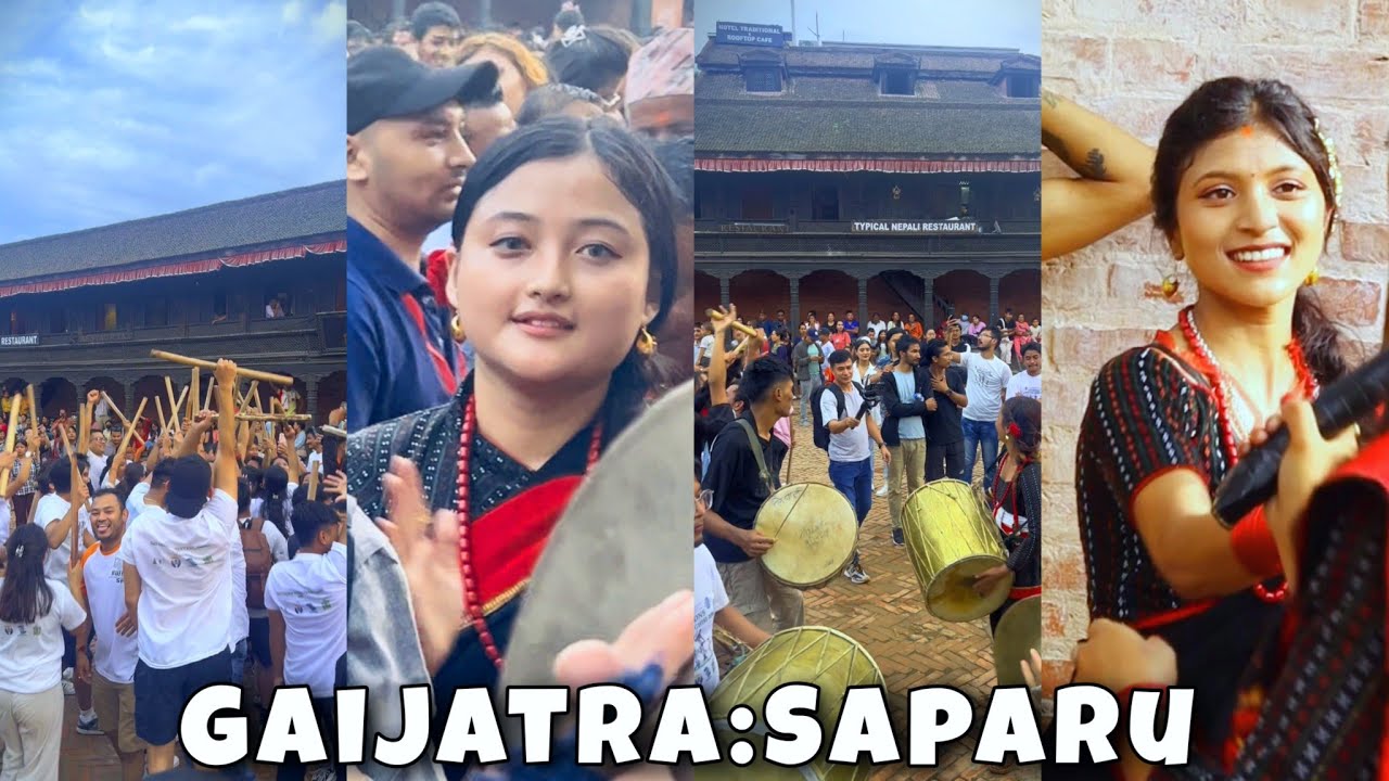 Gaijatra : Saparu 2080 || Bhaktapur Durbar Square - YouTube