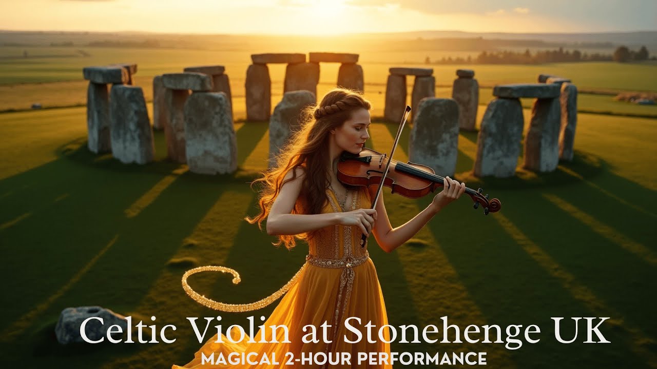 Celtic Violin Performance at Stonehenge, UK | 10 Songs | 2-Hour Musical ...
