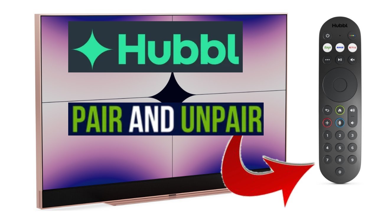 Pair and Unpair Hubbl Glass Tv Remote - YouTube