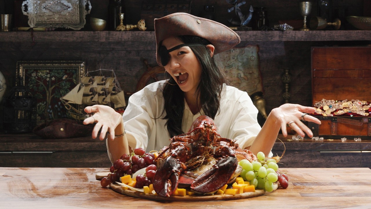I Eat Pirate Food for 24-Hours - YouTube