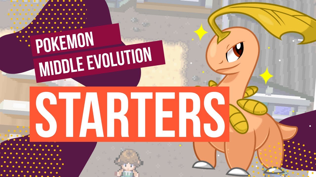 BEST and WORST Pokémon Middle Evolution Starters? - Tier list - YouTube