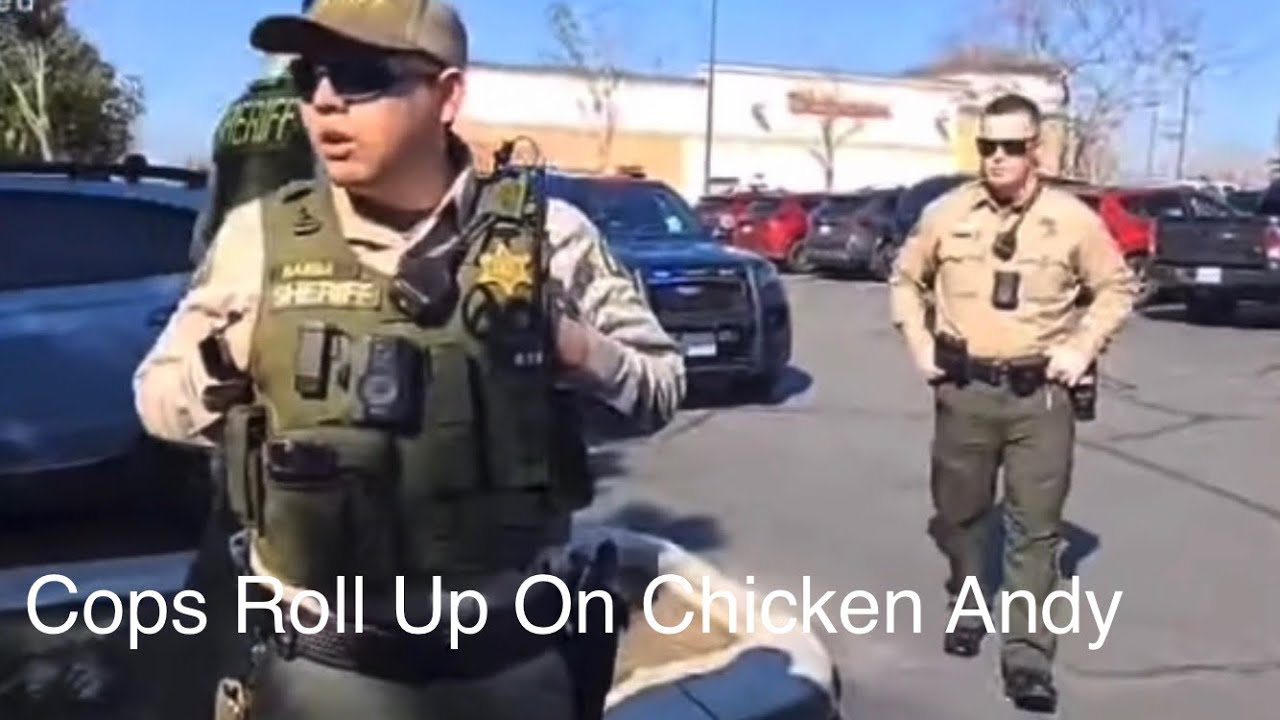 Cops Roll up on Chicken Andy. - YouTube